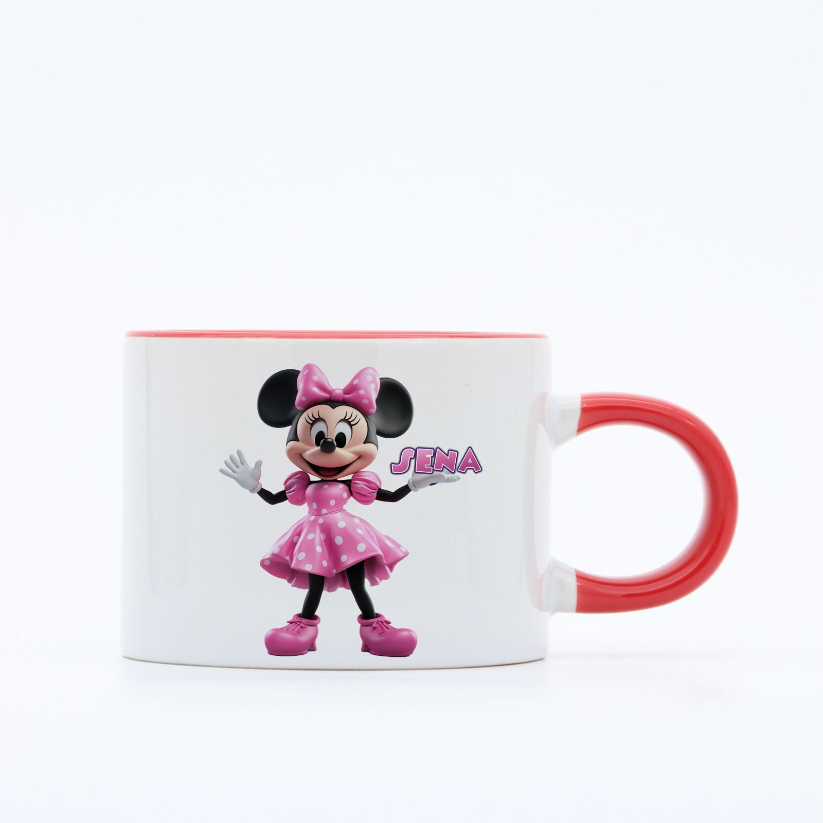 İsme Özel Minnie Mouse Fincan - Bir Tasarım
